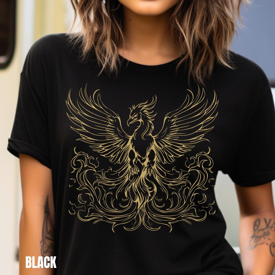 Phoenix Rising Shirt, Rise From the Ashes, Inspirational Shirt ...