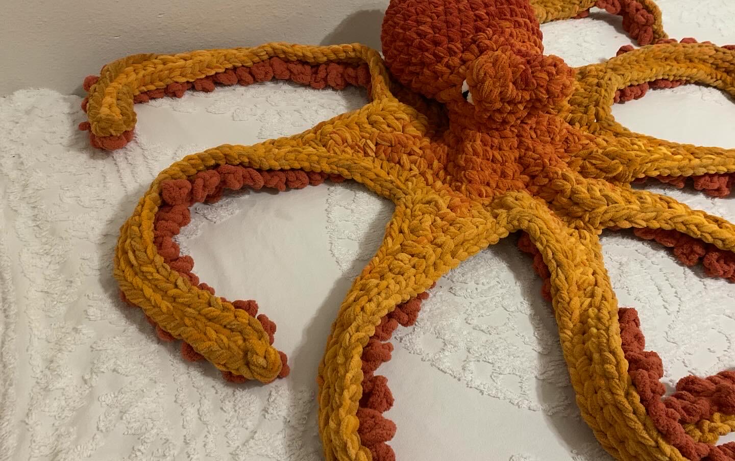 Custom GIANT Ombré Octopus, Custom Plushie, Life Sized Octopus, Human ...