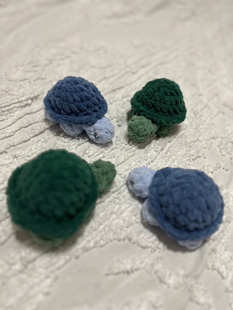 Crochet Mini Turtle, Baby Plushie, Baby Turtle, Cute Mini Turtle ...