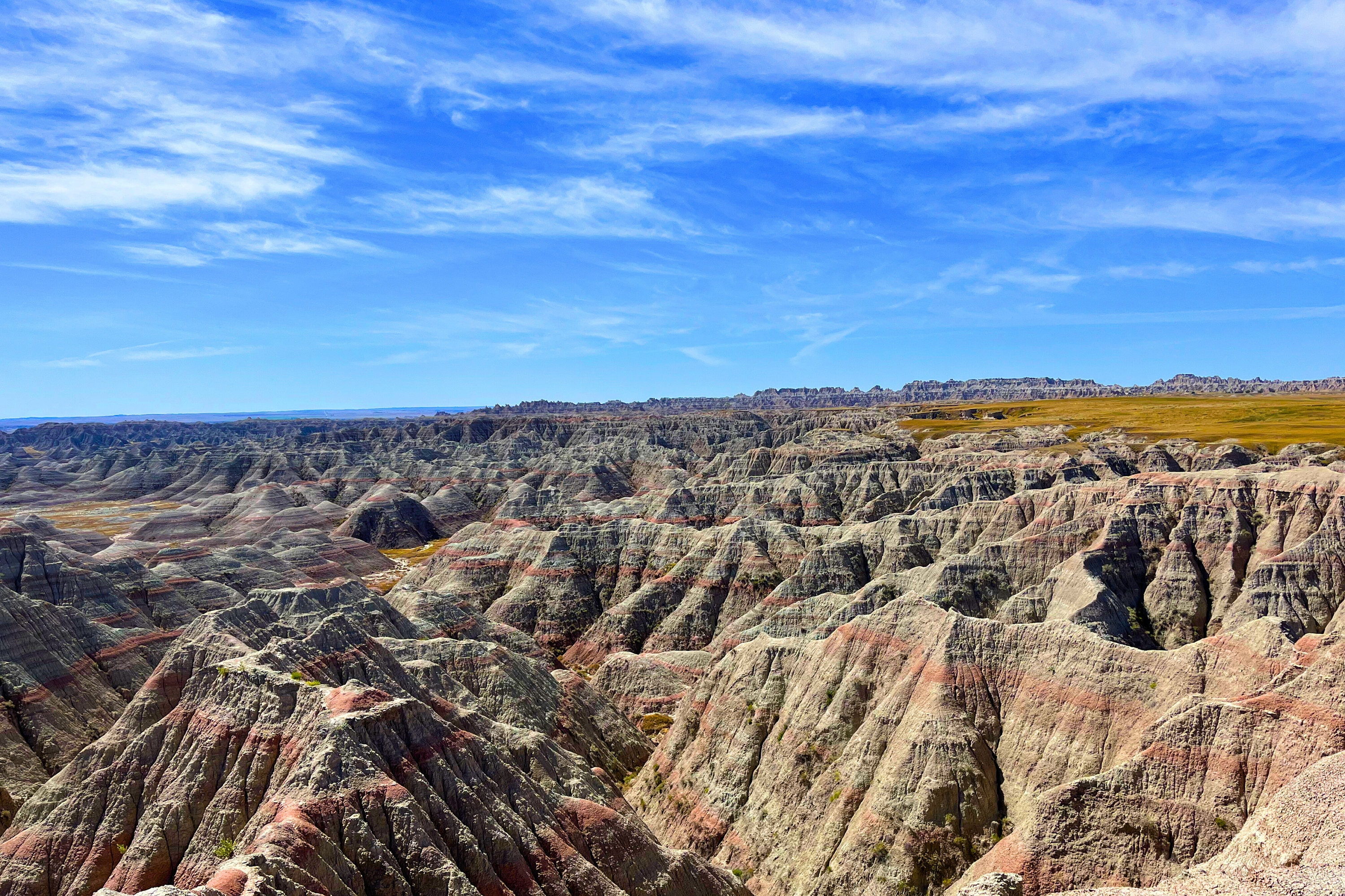 Blue Skies at Badlands National Park Canvas Print Glossy - Etsy