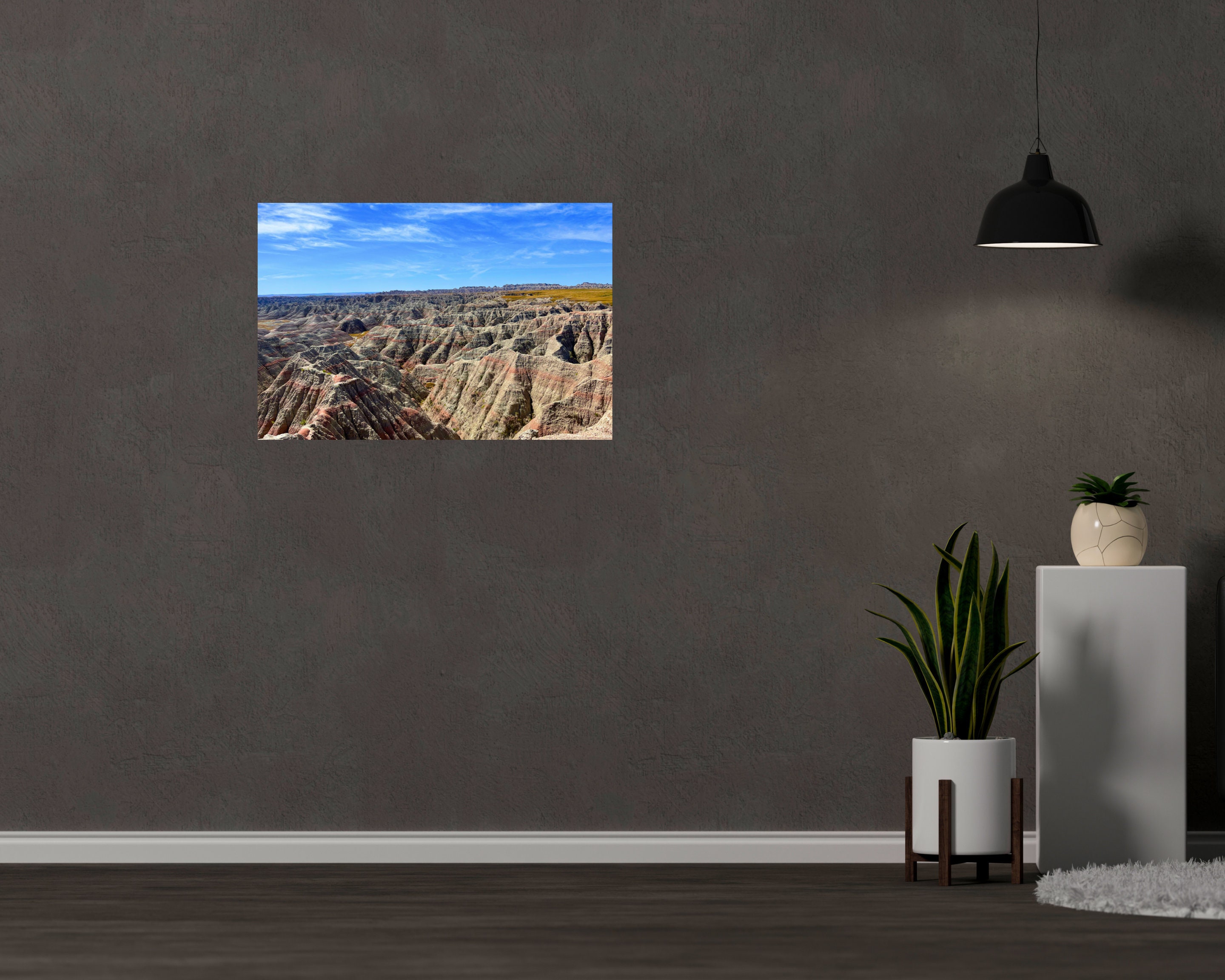 Blue Skies at Badlands National Park Canvas Print Glossy - Etsy