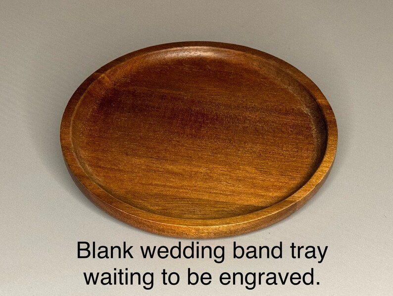 Customizable Wedding Band Trays - Etsy