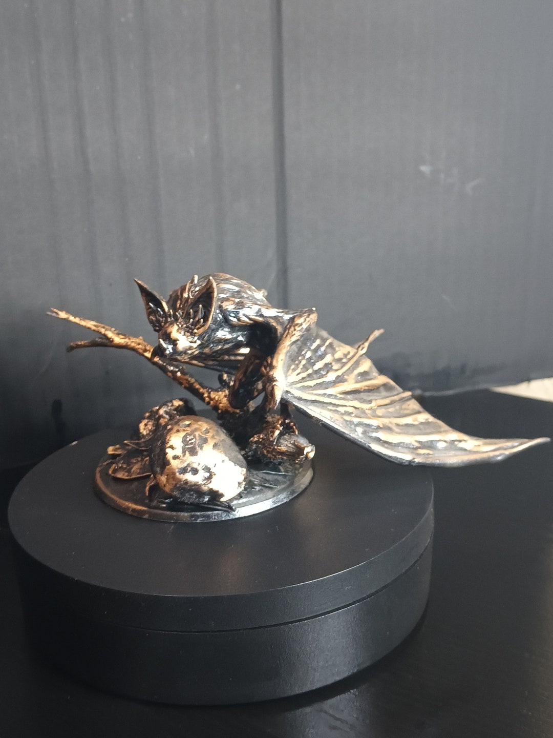 Perched Bat Statue - Etsy