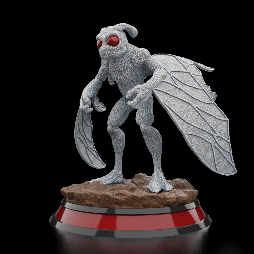 Hunched Mothman Miniature - Etsy