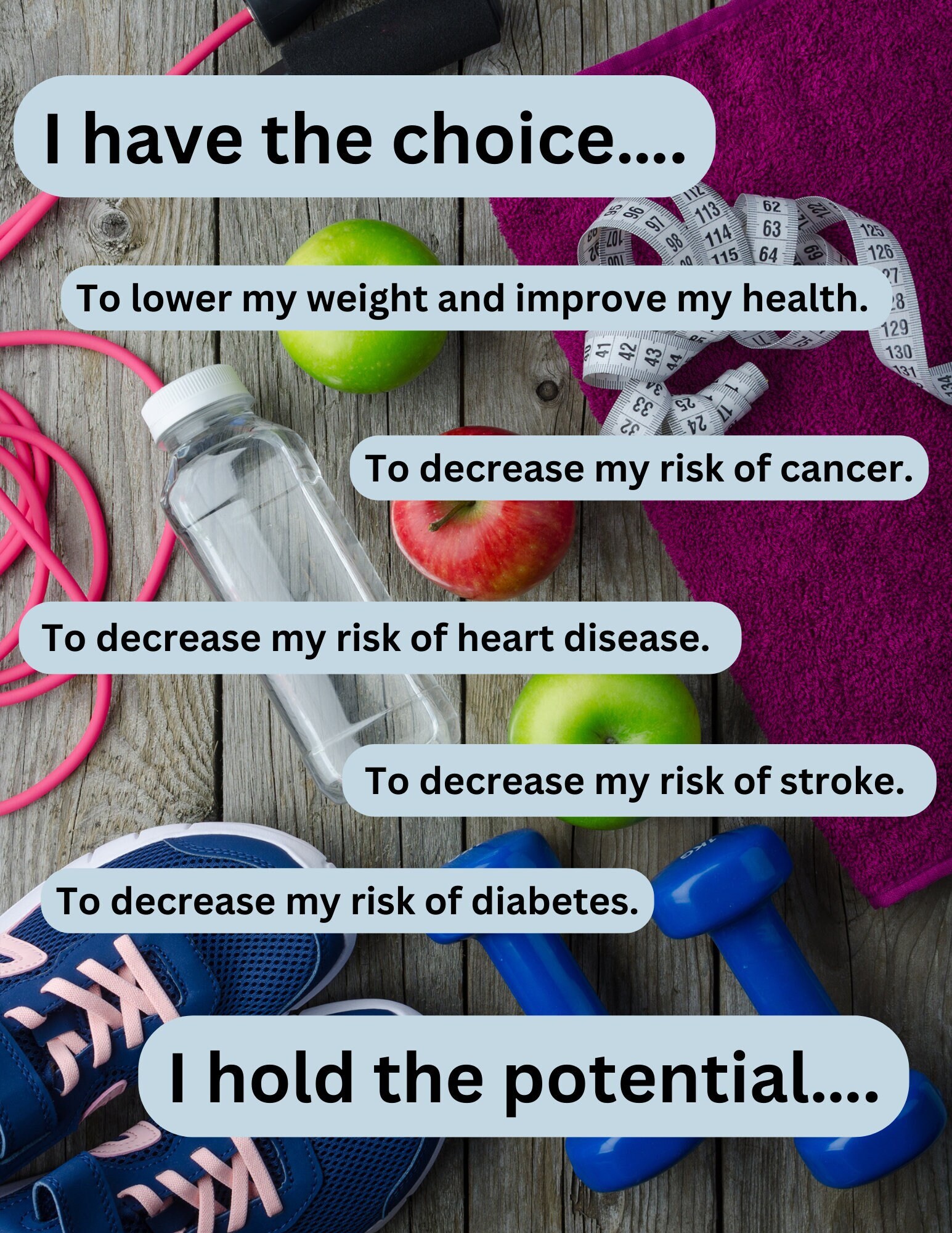 Health and Fitness Printable Motivation Poster - Etsy