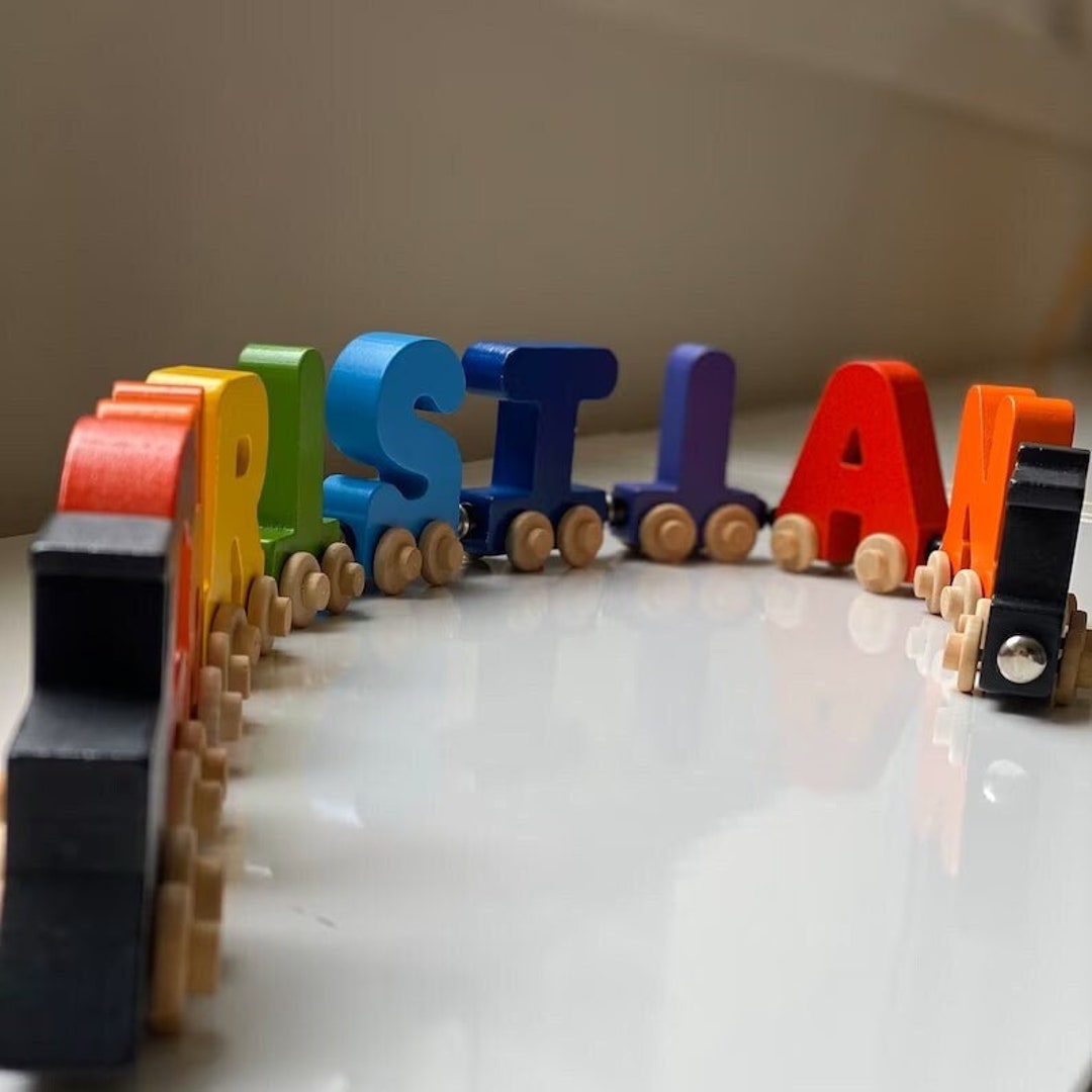 Personalized Wooden Magnetic Alphabet Letters Build Your Own - Etsy
