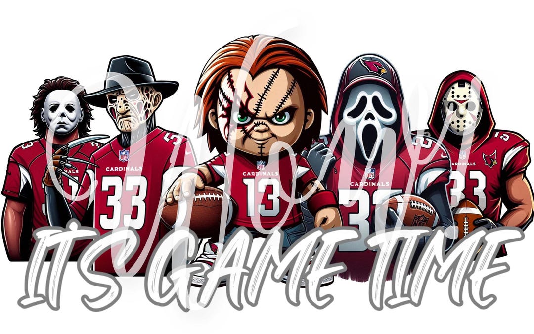 Horror Football 2 PNG Digital Download Halloween Jersey GAMETIME - Etsy