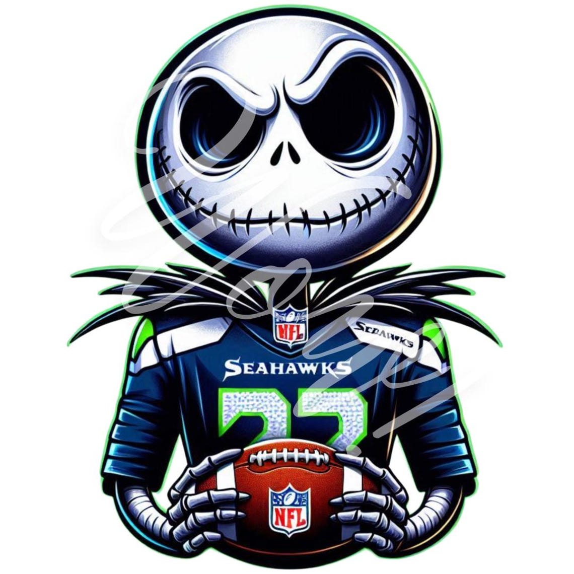 Horror Football 5 Images PNG Digital Download Halloween Jersey BUNDLE ...