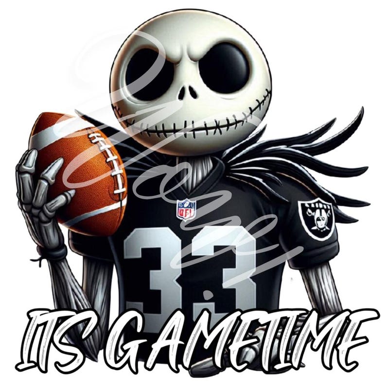 Horror Football 3 Images PNG Digital Download Jack Halloween Jersey ...