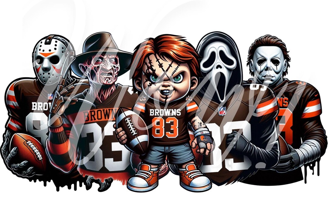 Horror Football PNG Digital Download Halloween Jersey GAMETIME - Etsy