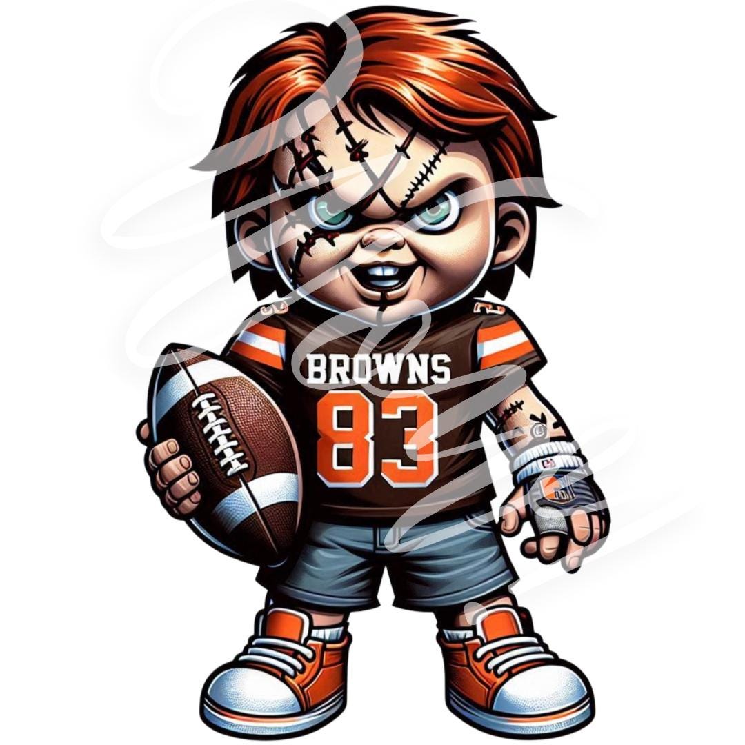 Horror Football 5 Images PNG Digital Download Halloween Jersey BUNDLE ...