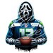 Horror Football 5 Images PNG Digital Download Halloween Jersey BUNDLE ...