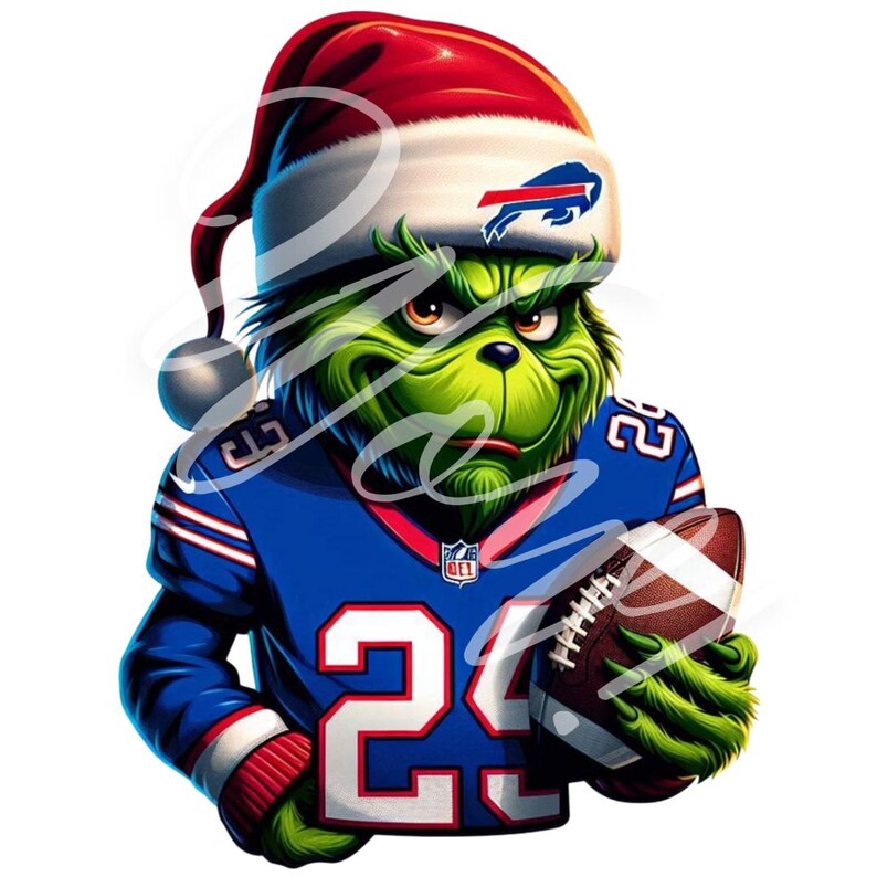 3 Image Bundle Football Png Grinch Jersey Png Download - Etsy