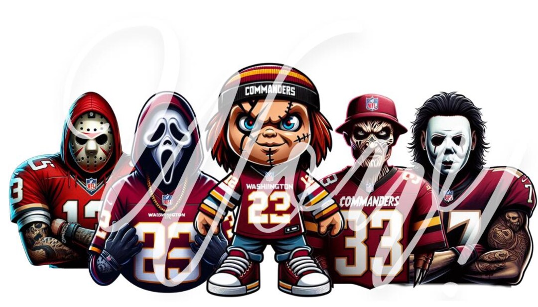 Horror Football PNG Digital Download Halloween Jersey GAMETIME - Etsy