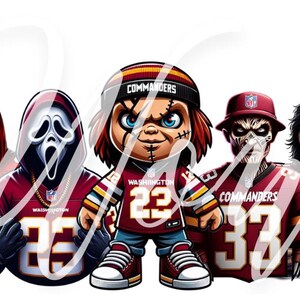 Horror Football PNG Digital Download Halloween Jersey GAMETIME - Etsy