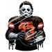 Horror Football 5 Images PNG Digital Download Halloween Jersey BUNDLE ...