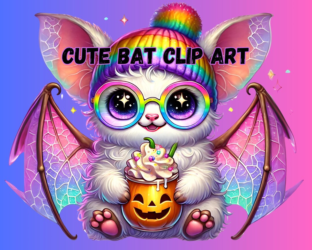 Cute PNG Bat | Halloween | Clip Art | High Resolution | Coffee Png ...
