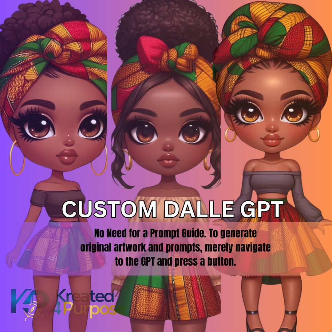 Custom DALL E GPT Fast Push Button Art Creation Unique Digital Art & Monetization Creator ...