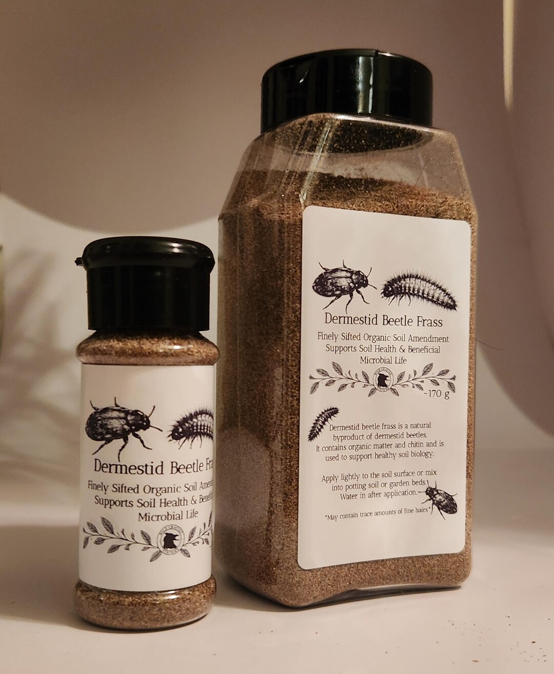Dermestid Beetle Frass – Finely Sifted Organic Soil Amendment – Chitin ...