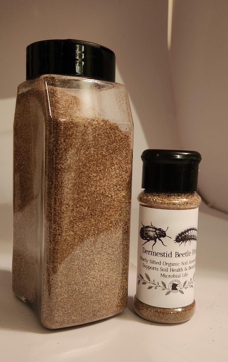 Dermestid Beetle Frass – Finely Sifted Organic Soil Amendment – Chitin ...