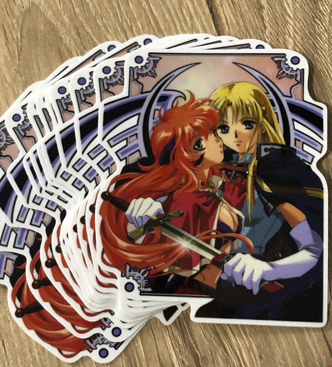 Retro Anime Sticker! Nina X Sharon From Words Worth (3.25 Inch Vinyl ...