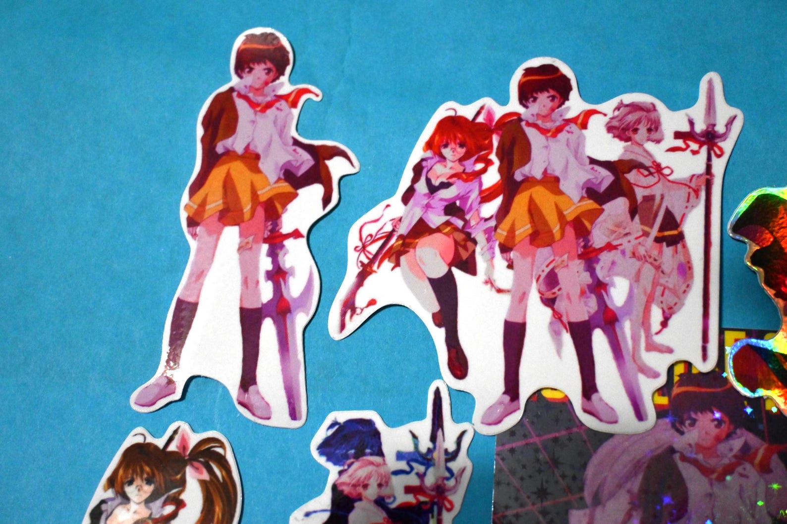 DIY Sticker Set of Retro Anime Girl Gang (6 Units From Inma Seiden) - Etsy