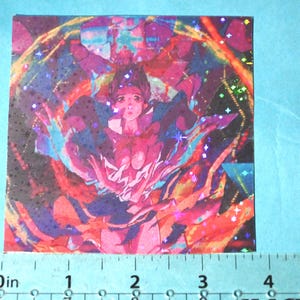 DIY Retro Neon Anime Sticker (mao Otori From Inma Seiden) - Etsy