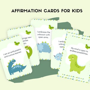 KIDS' CURIOSITY AND Learning Affirmation Cards | Kids 50-card Pack ...