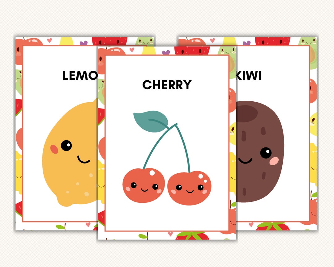 FRUIT IDENTIFICATION CARDS - Discover Healthy Eating | 22-card ...