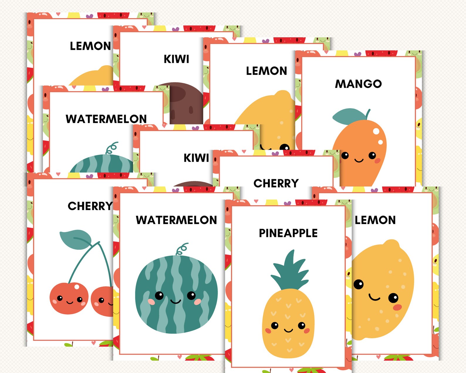 FRUIT IDENTIFICATION CARDS - Discover Healthy Eating | 22-card ...