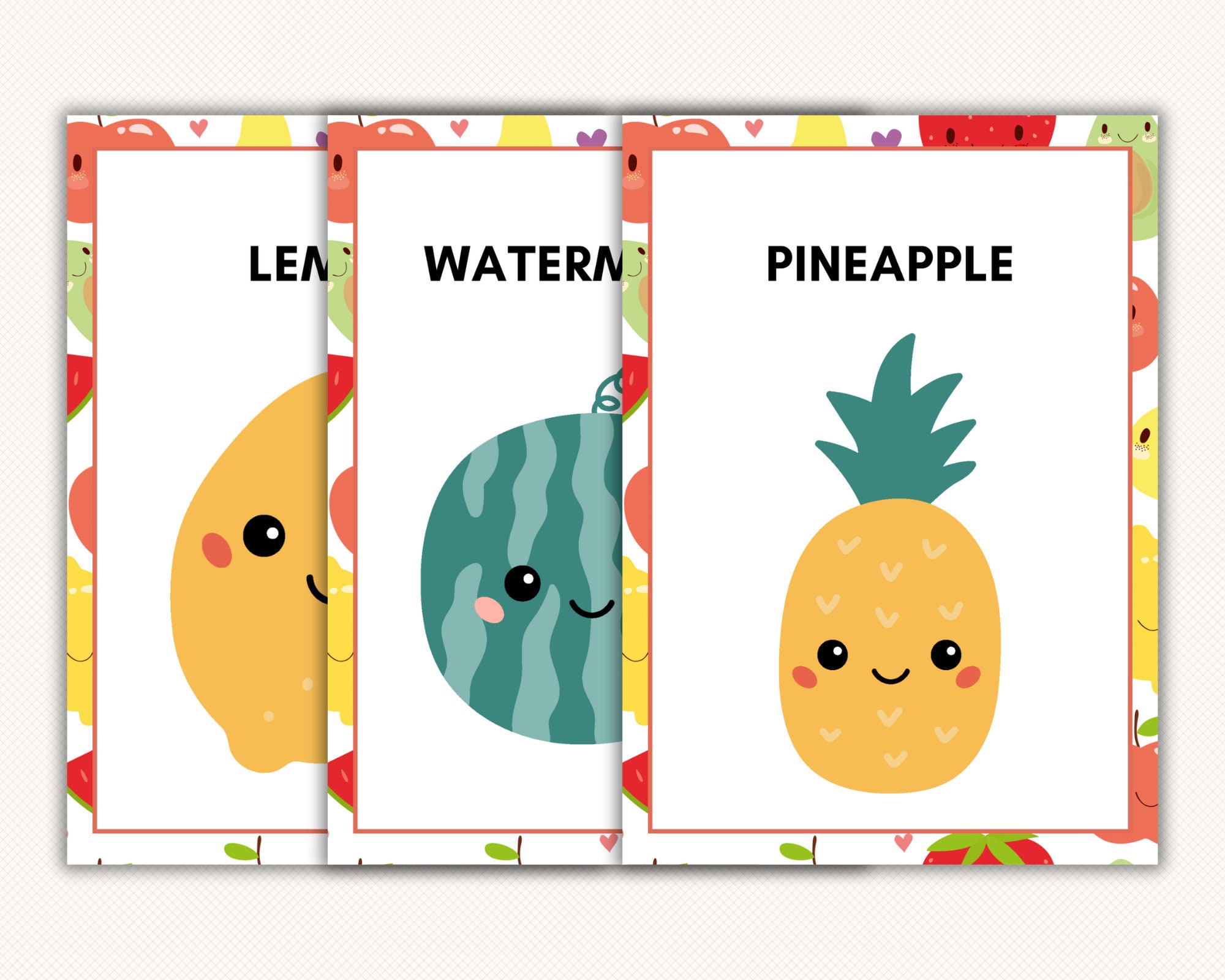 FRUIT IDENTIFICATION CARDS - Discover Healthy Eating | 22-card ...
