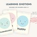 LEARNING EMOTIONS PRINTABLE Skill Cards for Kids | 5x7 Printable ...