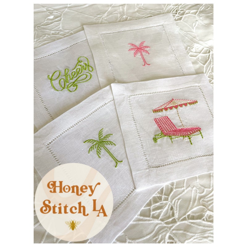 Embroidered Napkins - Etsy
