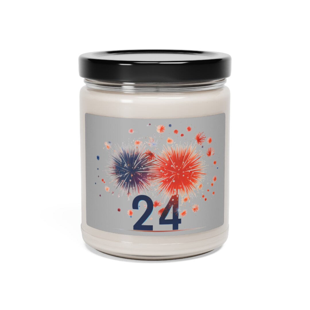 New Year 2024 Celebration Scented Soy Candle, 9oz - Etsy