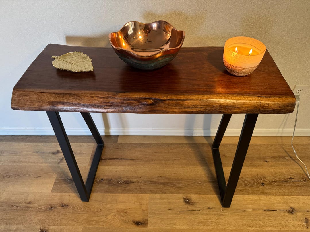 Black Walnut Live Edge Table - Etsy