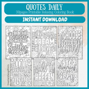 120 Pages Printable DOODLE Coloring Book Collection for Art & Therapy ...