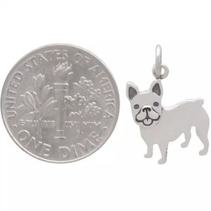 French Bulldog Charm Dog Puppy Charm Name Engravable Animal Jewelry ...