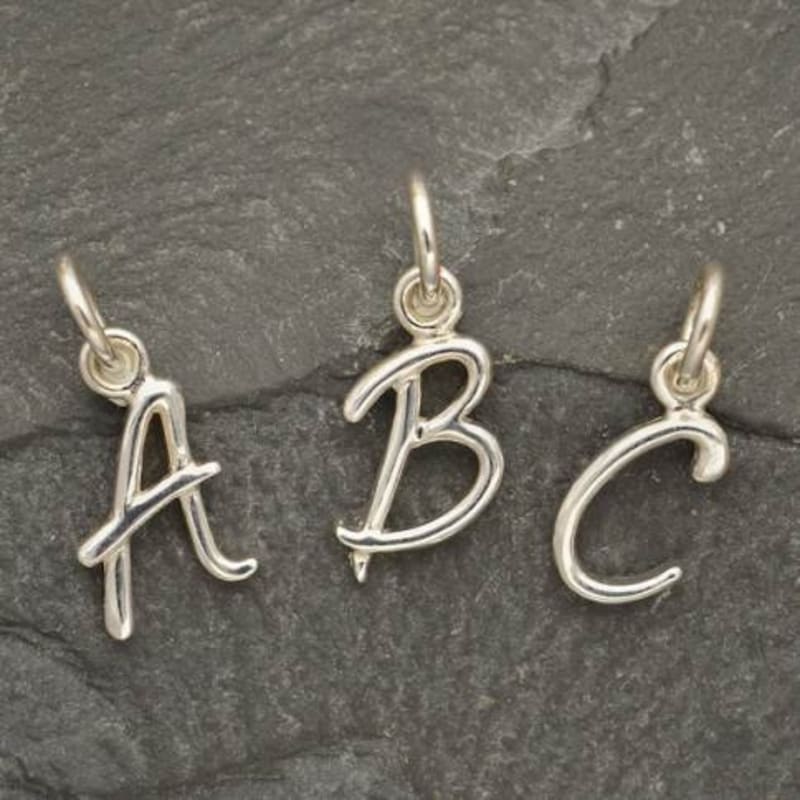 Cursive Letter Beads - Etsy