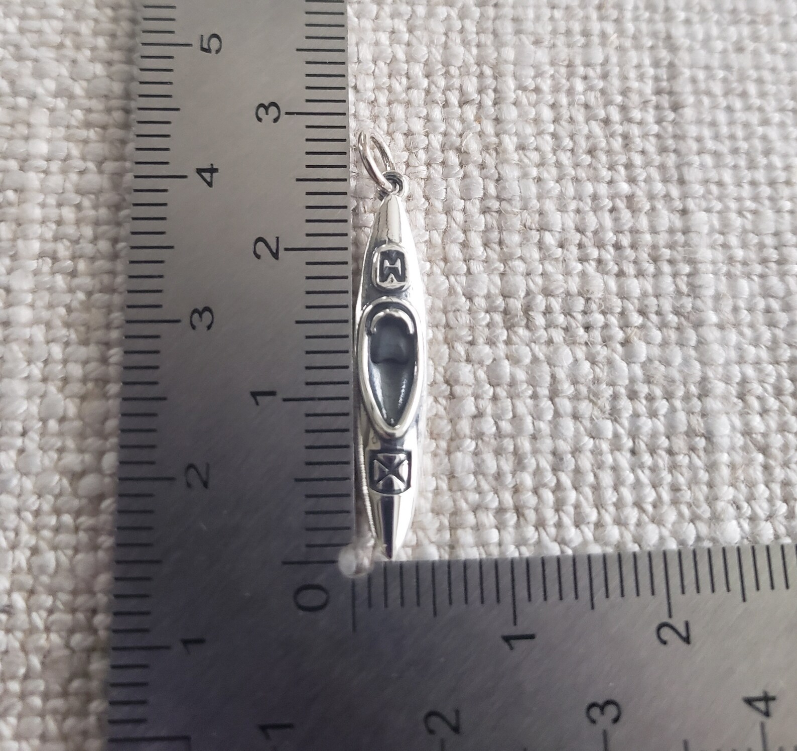 Sterling Silver Kayak Charm Water, Lake Kayaking, Paddling, Kayak ...
