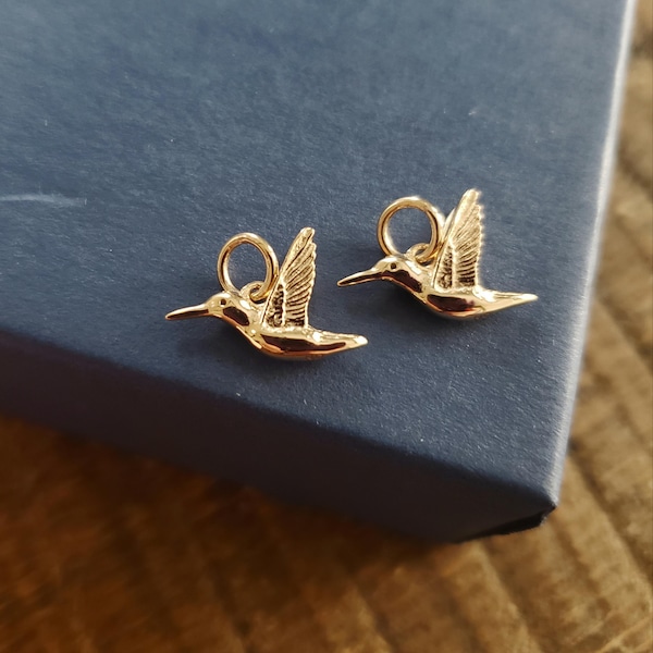Hummingbird Charm - Etsy