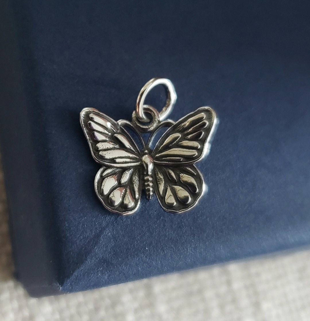 Sterling Silver Monarch Butterfly Charms, Insect Bug Charms, Summer ...