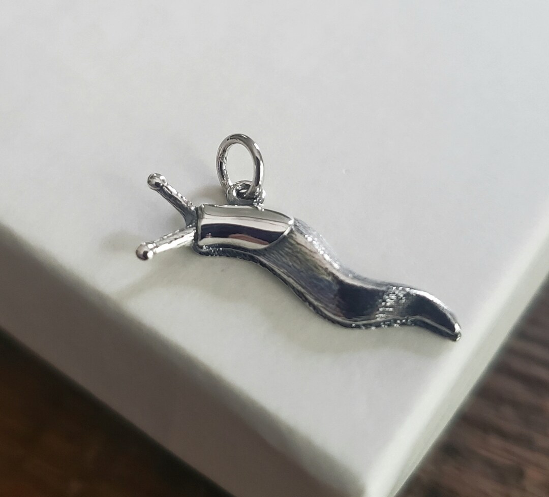 Sterling Silver Banana Slug Charm Life Cycle Natural World Ecosystem ...