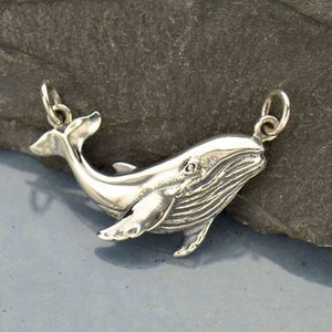 Sterling Silver Humpback Whale Hawaiian Ocean Themed Jewelry Mystery ...