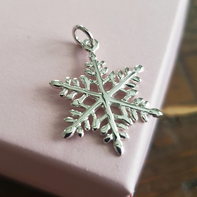 Snowflake Keychain - Etsy
