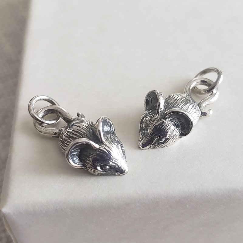 Silver Mouse - Etsy