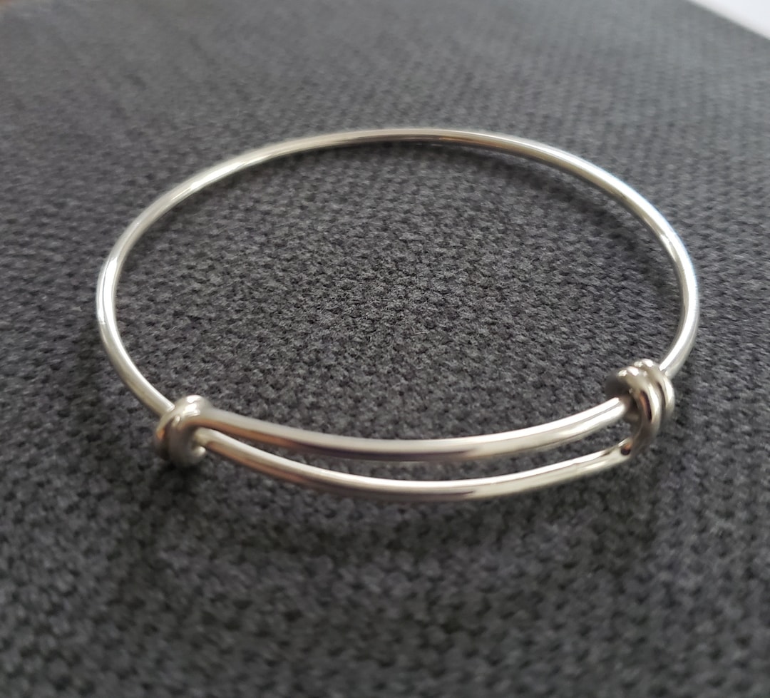 Extra Small Sterling Silver Expandable Bangle, Children's Size Jewelry ...