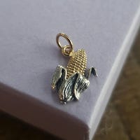 Gold Vermeil Corn Necklace: Unique Yellow Cob Pendant All Precious ...
