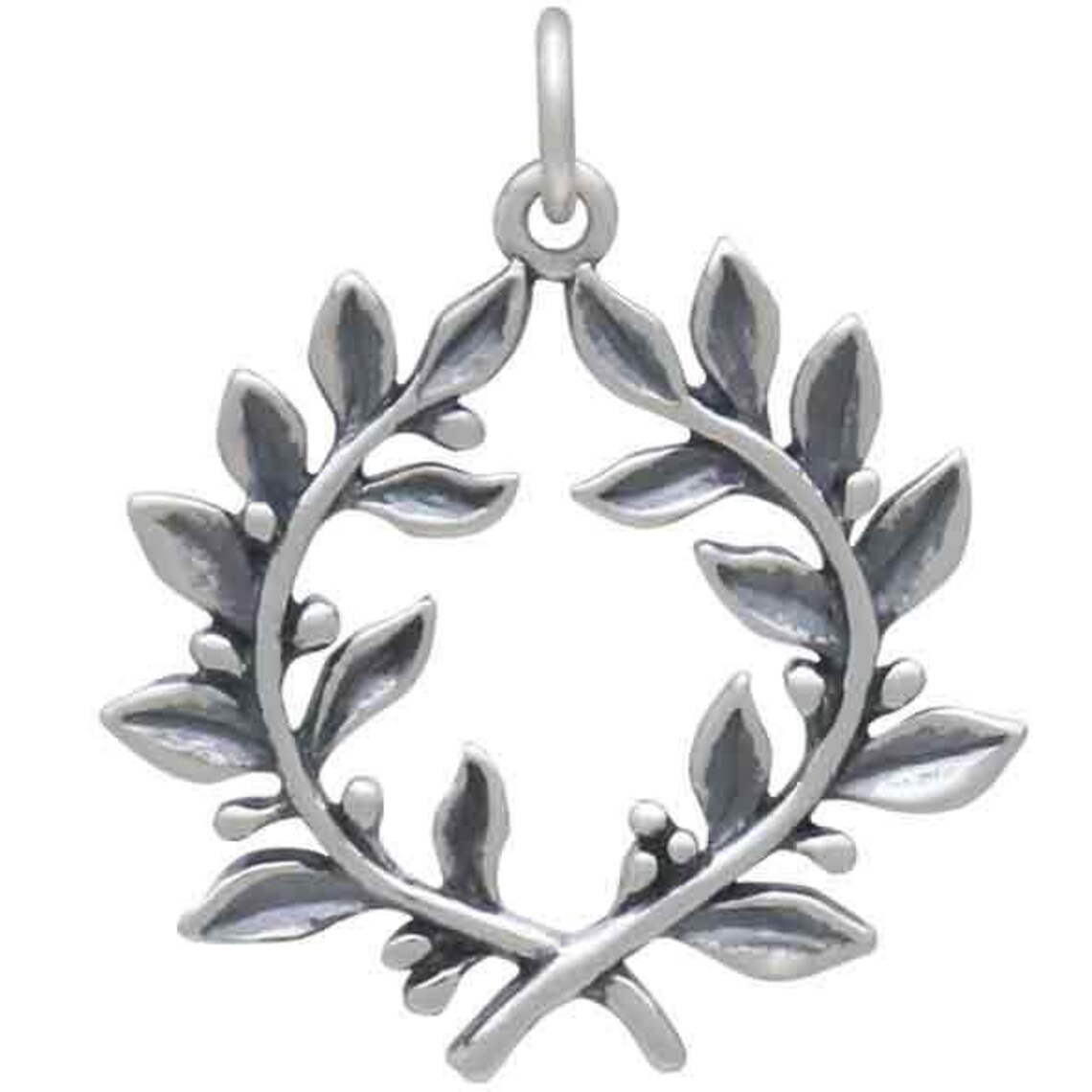 Bronze Gold Laurel Wreath Pendant, Honor Recognition Celebration ...