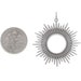Sterling Silver Spikey Sun Pendant, Warmth of Sun Charm Sunlight ...