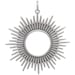 Sterling Silver Spikey Sun Pendant, Warmth of Sun Charm Sunlight ...